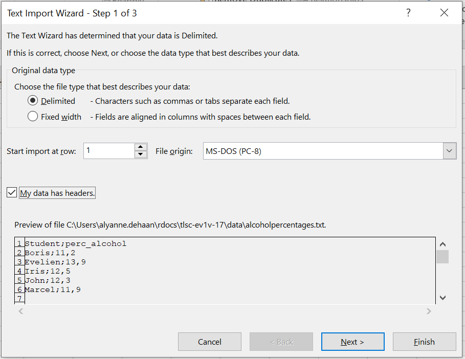 Les 1 Wat is data? | Statistiek en Excel